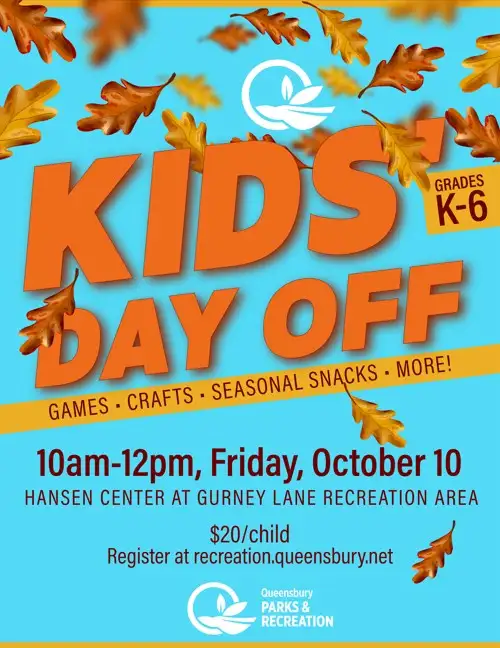 Kids' Day Off - Queensbury Parks & Recreation